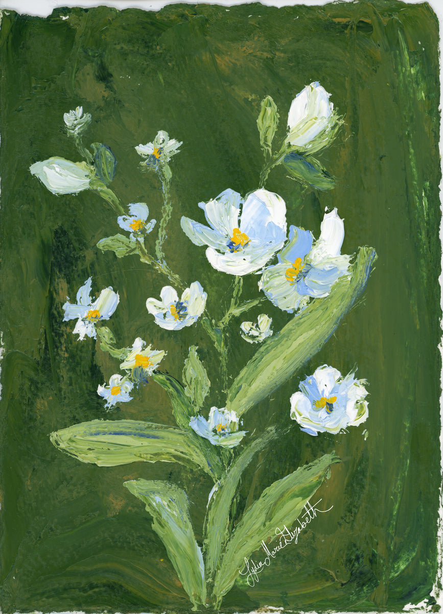 Sage Blooms (Oil) – Lydia Marie Elizabeth