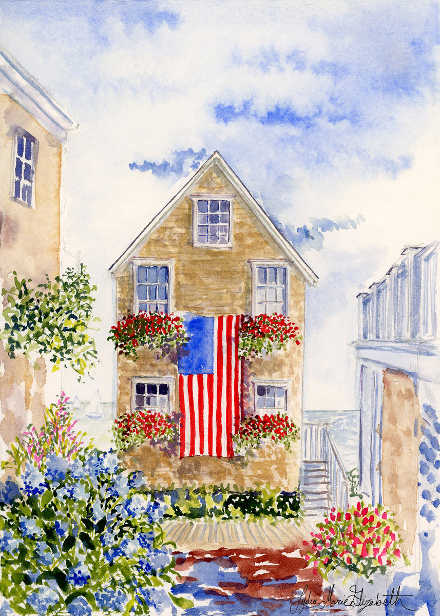 Print of “The Patriot House” – Lydia Marie Elizabeth