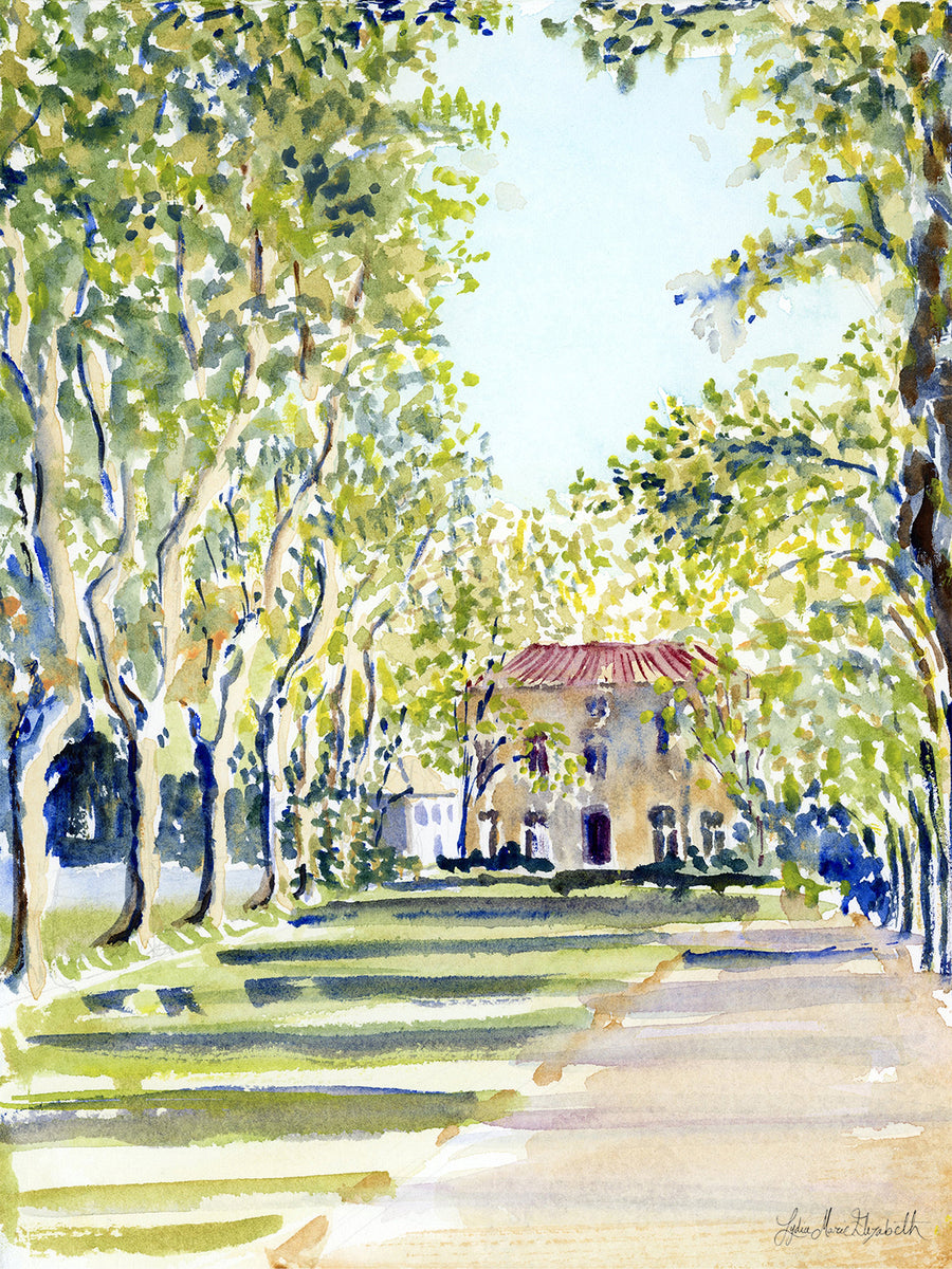 Print of Cezanne's Garden – Lydia Marie Elizabeth