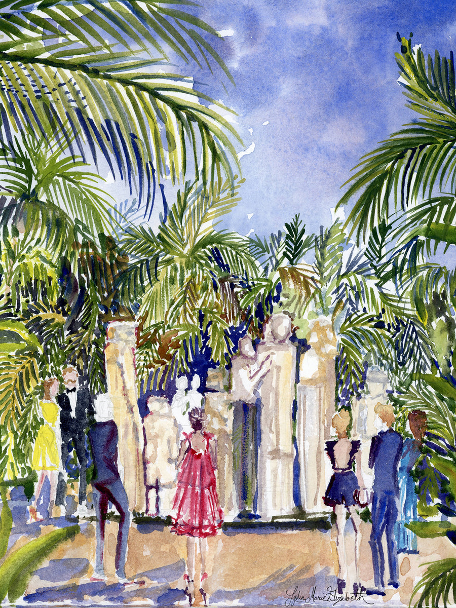 Print of "Statue Garden" – Lydia Marie Elizabeth