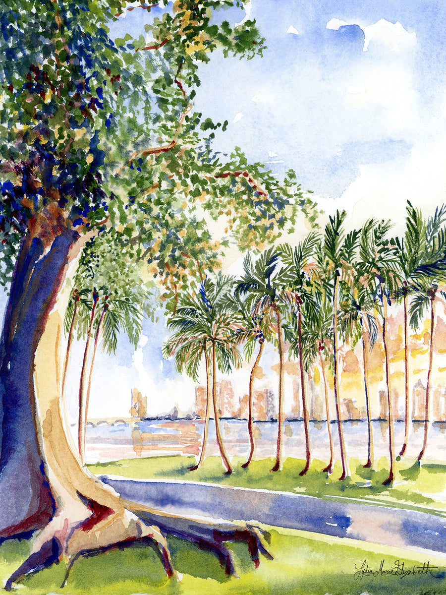 Print of "Lake Trail" – Lydia Marie Elizabeth